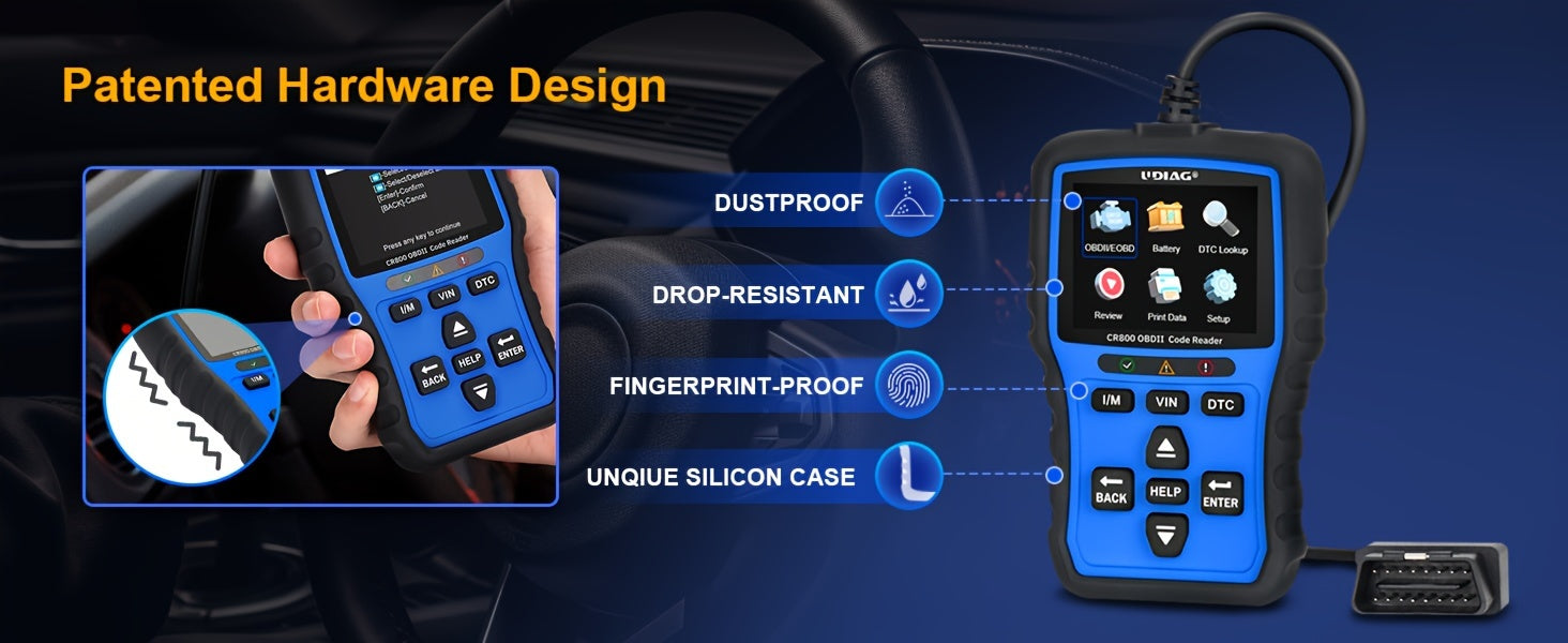 UDIAG CR800 Entry-Level OBDII Code Reader: What Are Its Outstanding Ad – e-autotool
